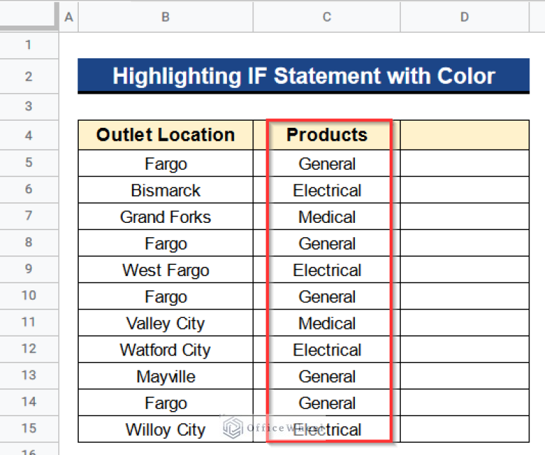 How to Highlight IF Statement with Color in Google Sheets