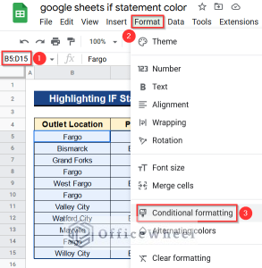 How to Highlight IF Statement with Color in Google Sheets