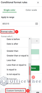 How to Highlight IF Statement with Color in Google Sheets