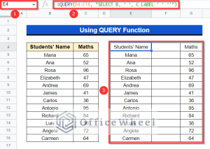 How to Insert Blank Column Using QUERY in Google Sheets