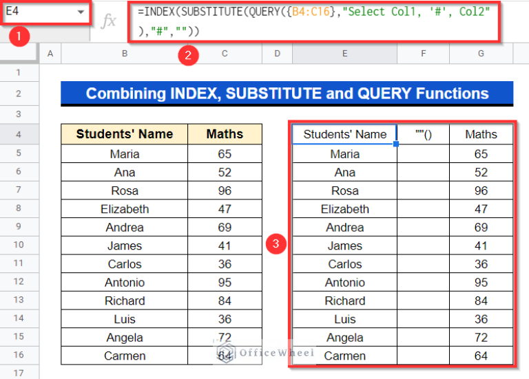 How to Insert Blank Column Using QUERY in Google Sheets