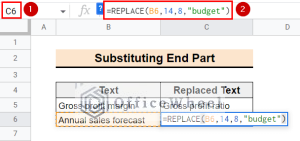 How to Use REPLACE Function in Google Sheets (4 Examples)