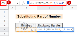 How to Use REPLACE Function in Google Sheets (4 Examples)