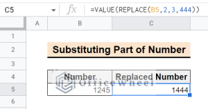 How to Use REPLACE Function in Google Sheets (4 Examples)
