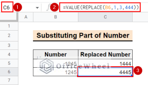 How to Use REPLACE Function in Google Sheets (4 Examples)