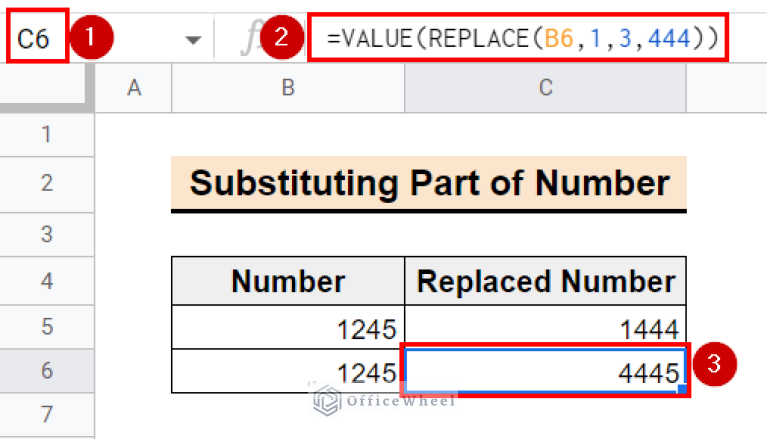 How to Use REPLACE Function in Google Sheets (4 Examples)