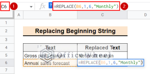 How to Use REPLACE Function in Google Sheets (4 Examples)