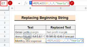 How to Use REPLACE Function in Google Sheets (4 Examples)