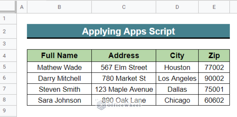 How to Split Text to Columns Based on Line Break in Google Sheets