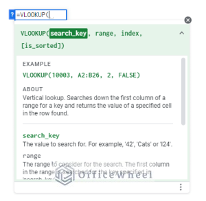 Google Sheets Vlookup Dynamic Range - OfficeWheel