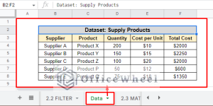 Google Sheets Vlookup Dynamic Range - OfficeWheel