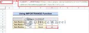 Google Sheets Vlookup Dynamic Range - OfficeWheel