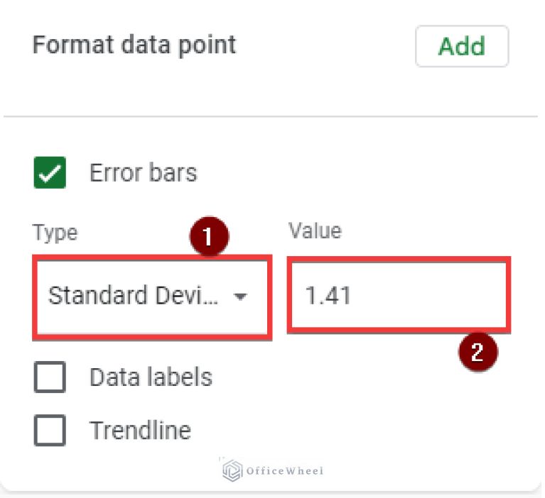 How to Insert Error Bars in Google Sheets (3 Practical Examples)