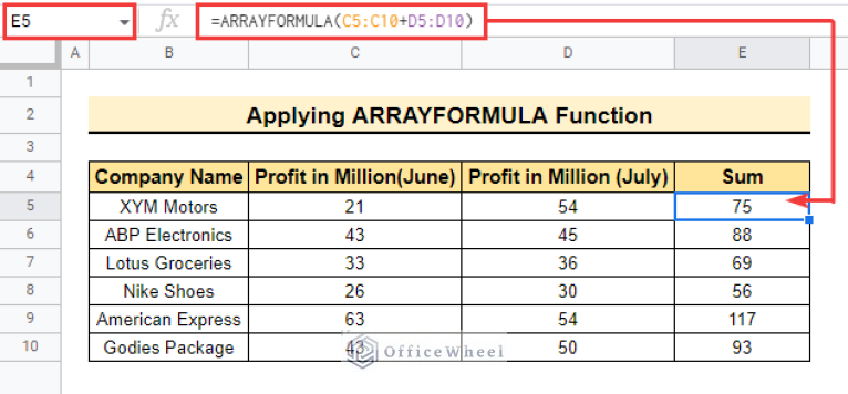 How to Insert Formula in Google Sheets for Entire Column