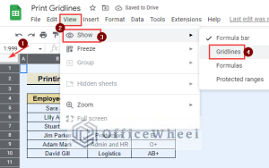 How to Print Gridlines in Google Sheets (with Easy Steps)